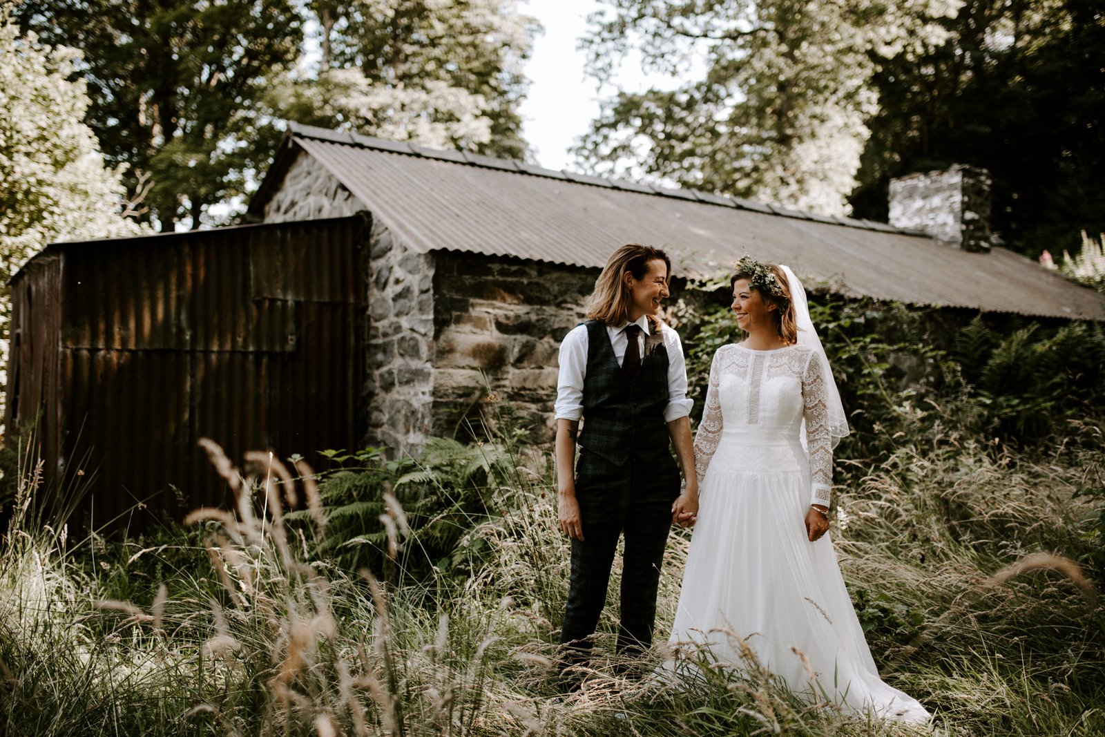 Tipi Wedding // Finnebrogue Woods - Sarah Gray Photography